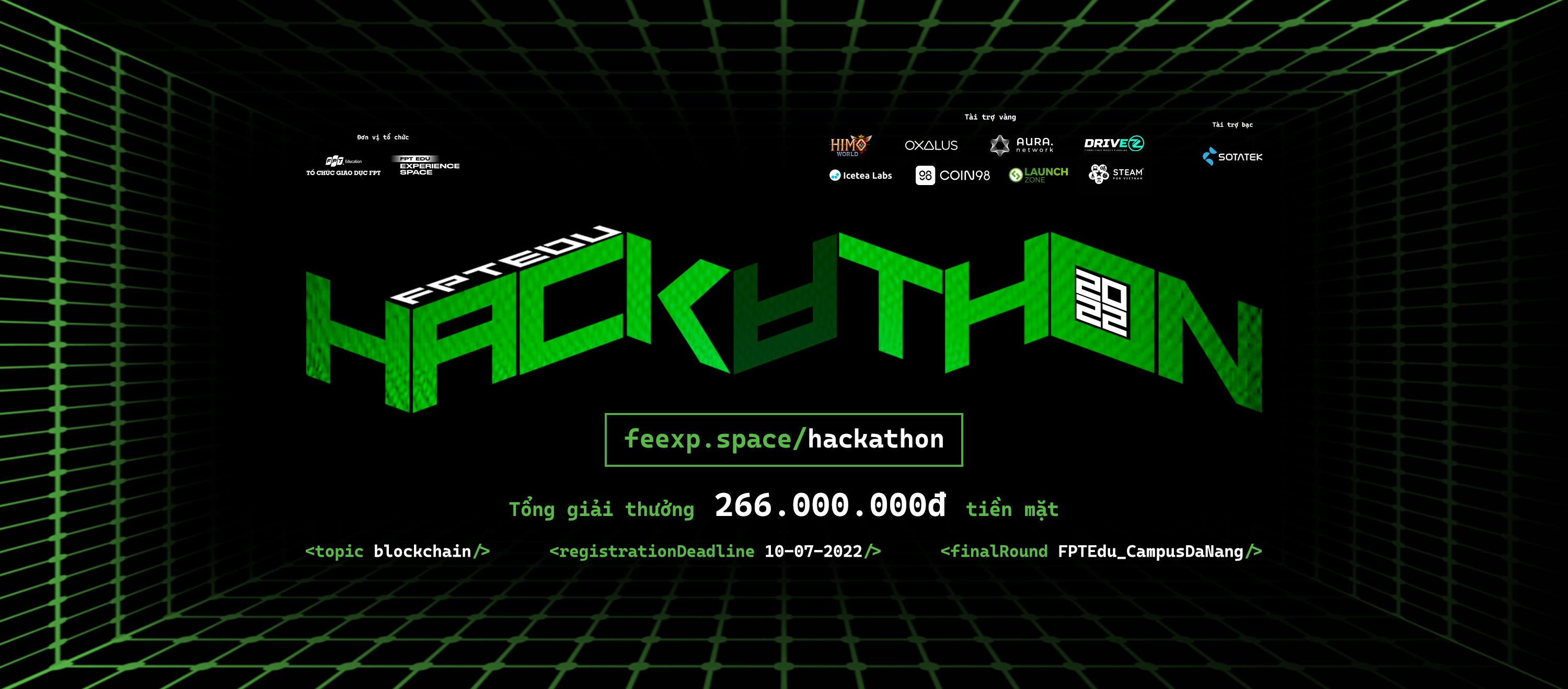 FPT Edu Hackathon 2022 khởi động với chủ đề Blockchain cực “hot”